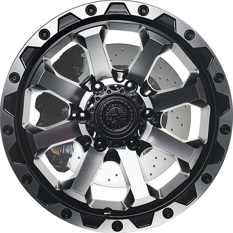 Capone Satin Black Machined American Outlaw Wheels From $379 | American ...