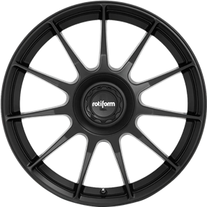 Rotiform DTM Satin Black from $399 | JAX Tyres & Auto 1300 367 897
