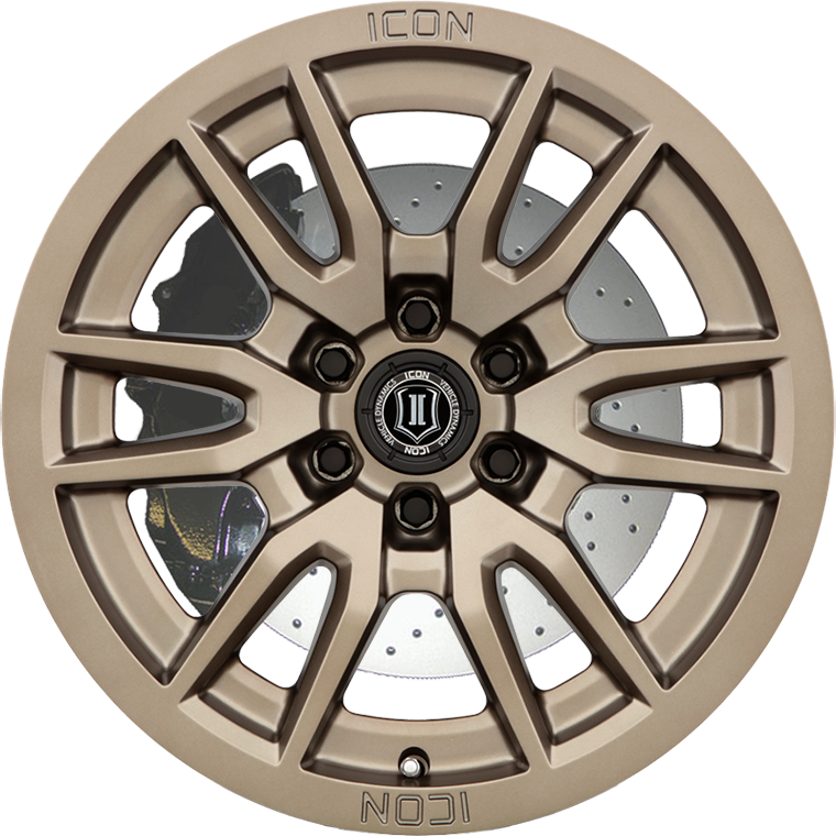 Vector 6 Bronze Icon Wheels From $395 | Icon Wheels | JAX Tyres & Auto ...