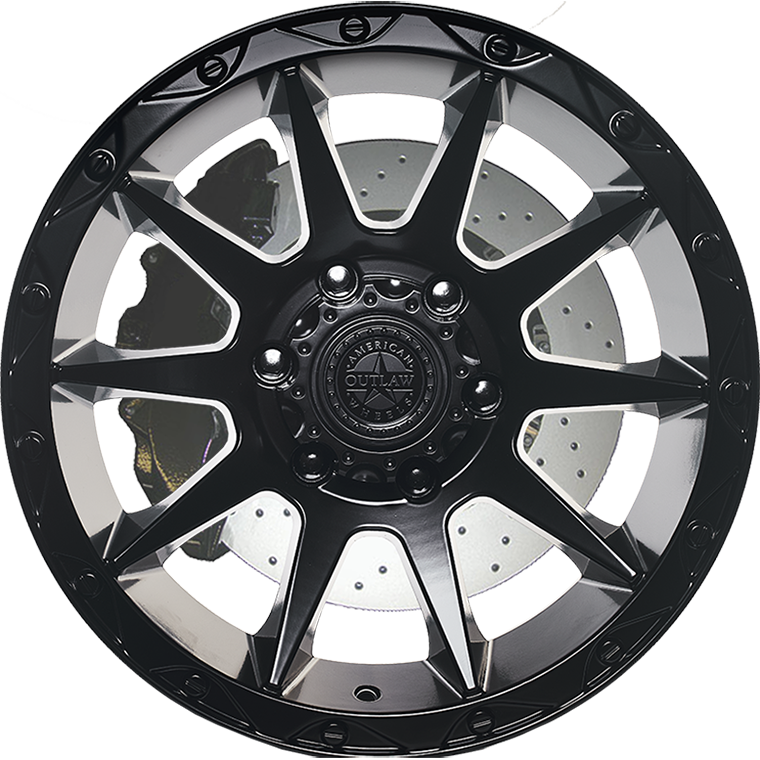 Cord Satin Black American Outlaw Wheels From $299 | American Outlaw ...