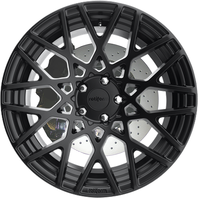 R112 BLQ Matte Black Rotiform Wheels From $419 | Rotiform Wheels | JAX ...