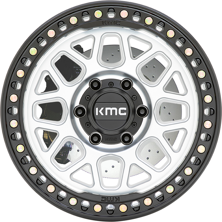 KM549 GRS Machined W/Satin Black Lip KMC Wheels Wheels From $429 | KMC ...