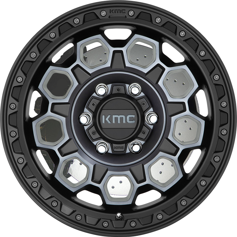 KM545 Trek Satin Black W/Gray Tint KMC Wheels Wheels From $345 | KMC ...