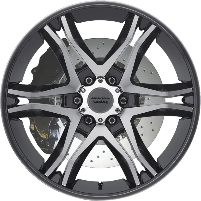 AR893 Mainline Gloss Black Machined American Racing Wheels From $225 ...