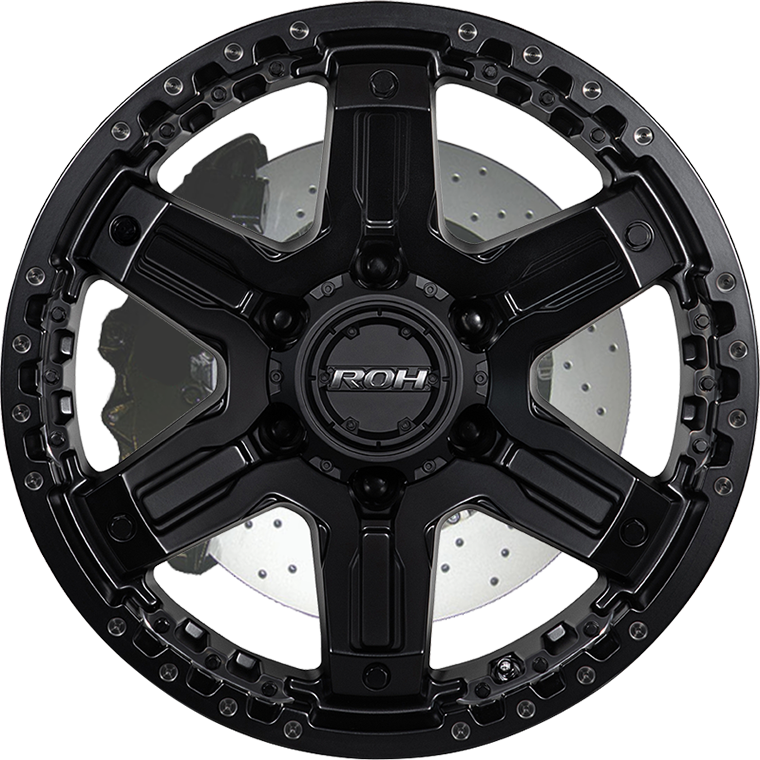 Rock 6 Matt Black Tint Mill ROH Wheels From $409 | ROH Wheels | JAX ...