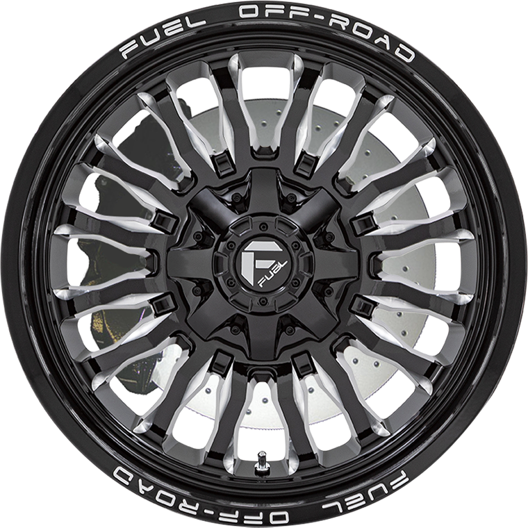 Arc Gloss Black Milled Fuel Off Road Wheels From $535 | Fuel Off Road ...