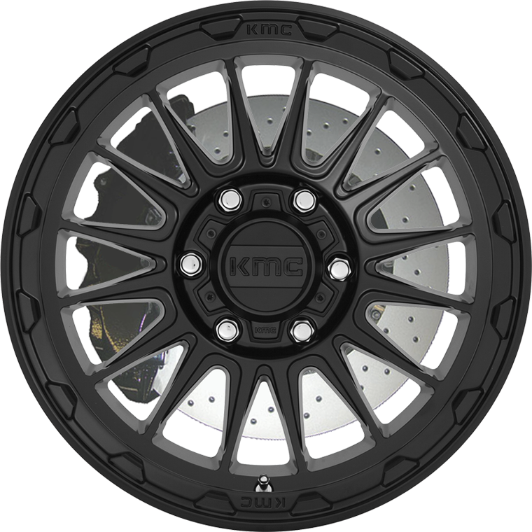 KM542 Impact Satin Black KMC Wheels Wheels From $239 | KMC Wheels ...