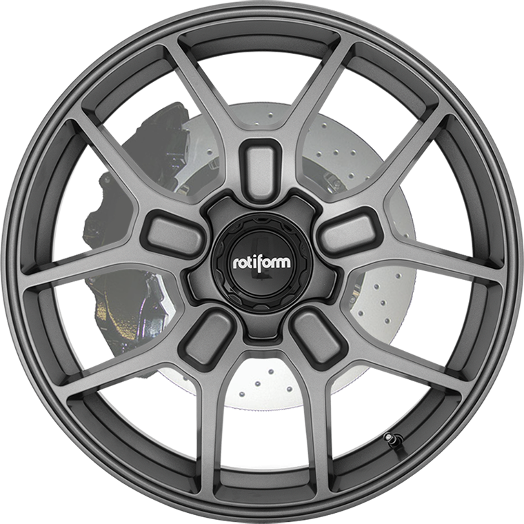 R178 ZMO Matte Anthracite Rotiform Wheels From $455 | Rotiform Wheels ...