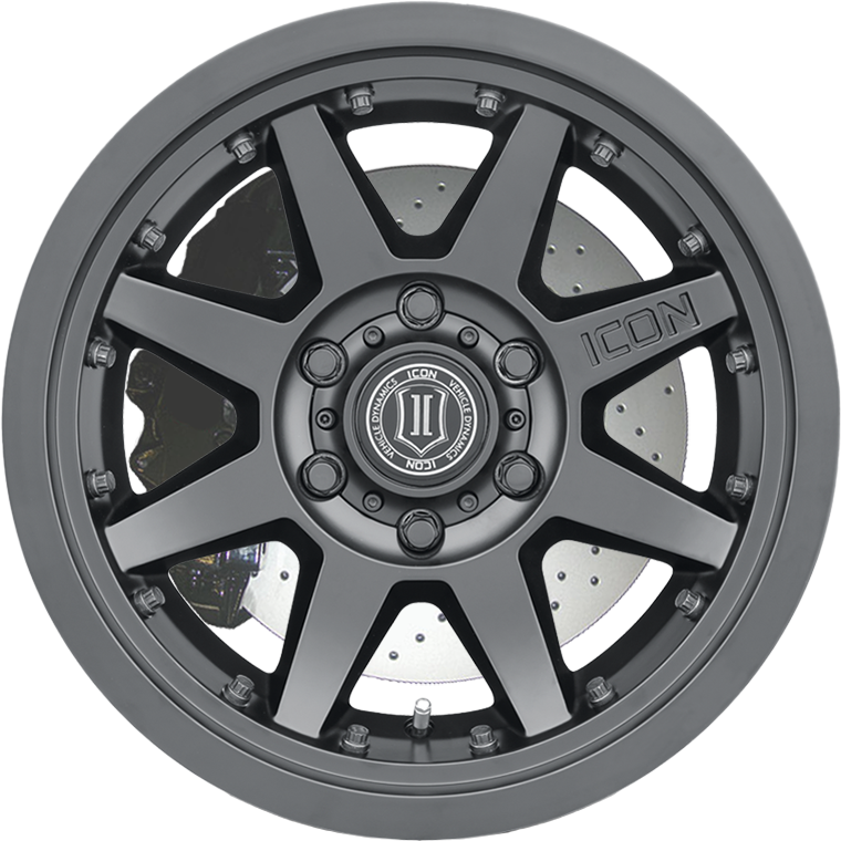 Rebound Pro Satin Black Icon Wheels From $495 | Icon Wheels | JAX Tyres ...