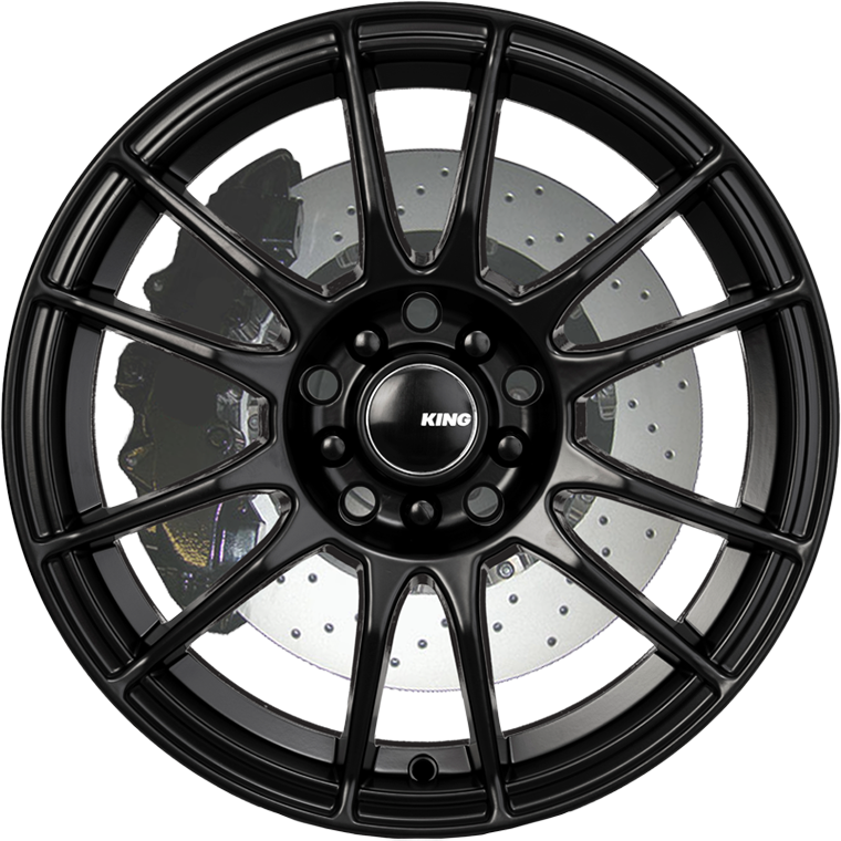 Circuit Satin Black King Wheels From $195 | King Wheels | JAX Tyres ...