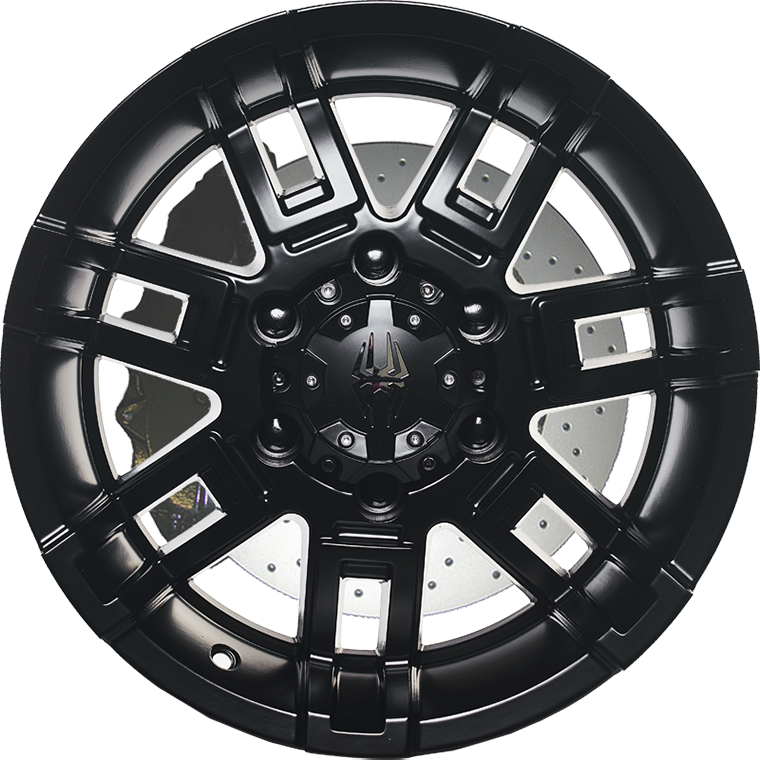Rambo Satin Black Spyder Wheels From $269 | Spyder Wheels | JAX Tyres ...