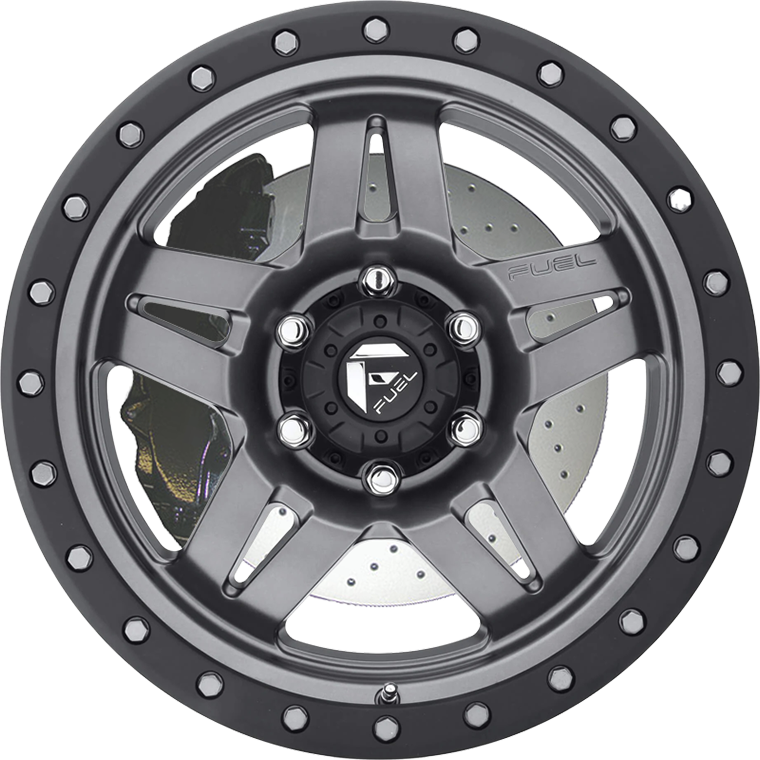 Anza Matte Gunmetal Fuel Off Road Wheels From $285 | Fuel Off Road ...
