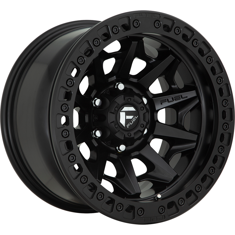 Covert Matte Black Fuel Off Road Wheels From $365 | Fuel Off Road ...