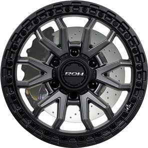 Raid Matt Black Graphite ROH Wheels From $409 | ROH Wheels | JAX Tyres ...