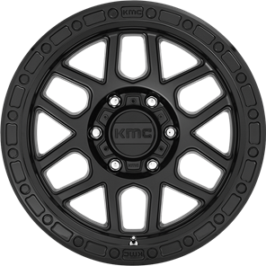 KMC Wheels KM544 Mesa Satin Black W/Gloss Black Lip from $389 | JAX ...