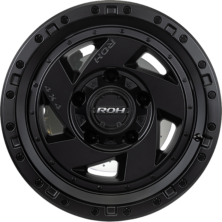 Vulcan Matt Black ROH Wheels From $365 | ROH Wheels | JAX Tyres & Auto ...