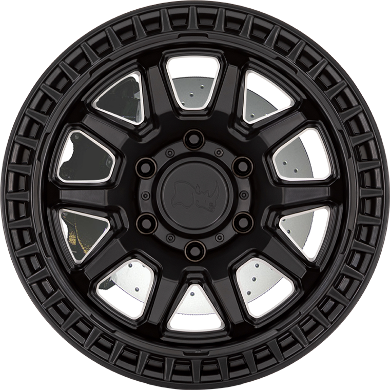 Calico Matte Black Black Rhino Wheels From $369 | Black Rhino Wheels ...
