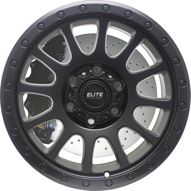 Podium Satin Black Elite Off Road Wheels From $309 | Elite Off Road ...