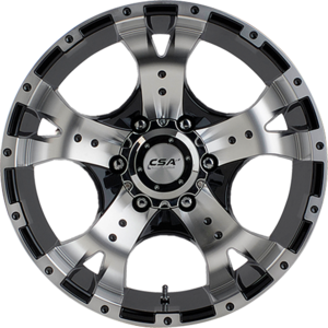 CSA Jackal Gloss Black Machined Face (LC) from $359 | JAX Tyres & Auto 1300 367 897