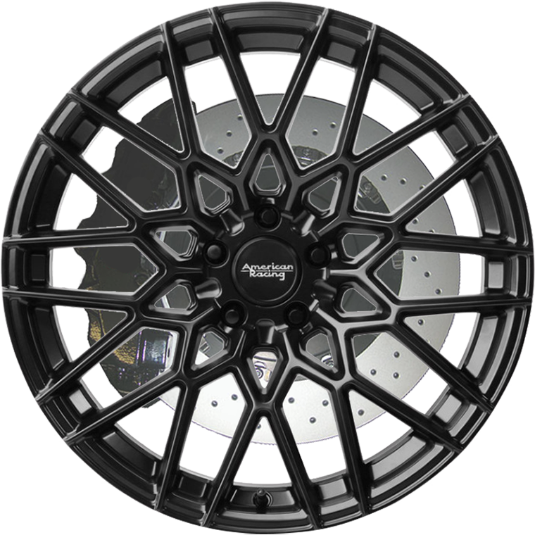AR927 Barrage Satin Black American Racing Wheels From $385 | American ...