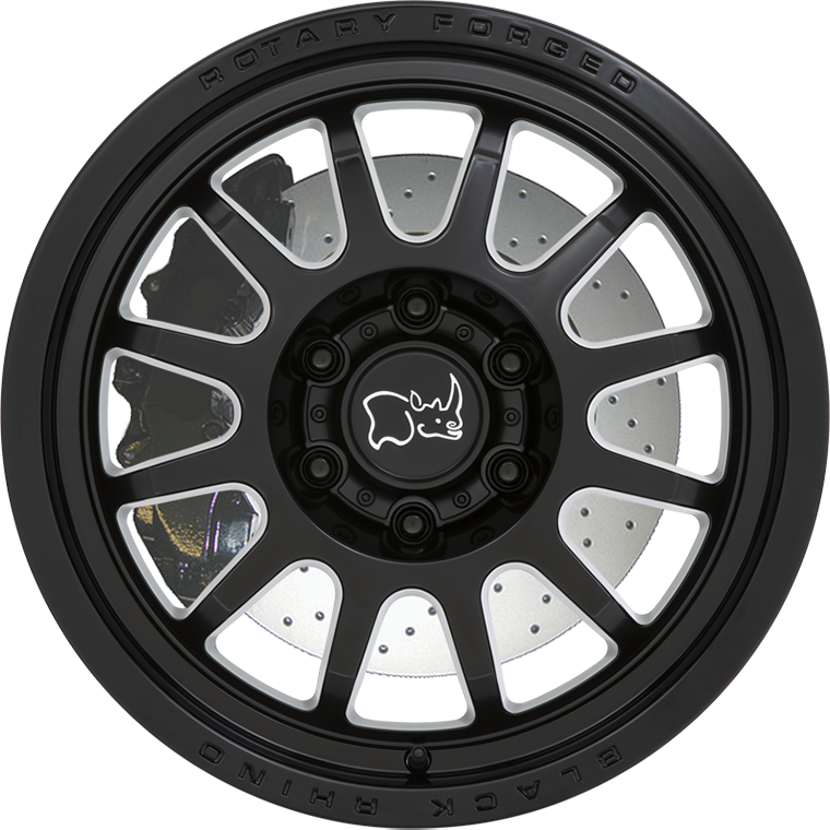 Rapid Matte Black Black Rhino Wheels From $325 | Black Rhino Wheels ...