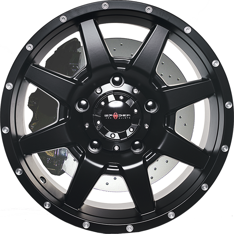 Titan V2 Satin Black Spyder Wheels From $359 | Spyder Wheels | JAX ...